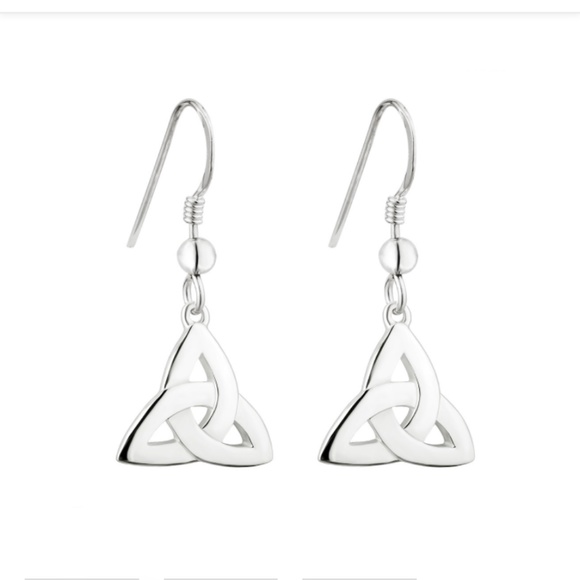 solvar | Jewelry | Solvar Trinity Knot Drop Earringssterling Silver ...